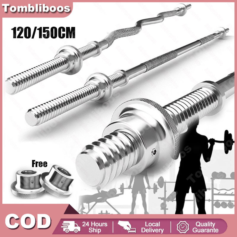 Solid Dumbbell Barbell Stick Barbell Straight Stick Straight Bar ...