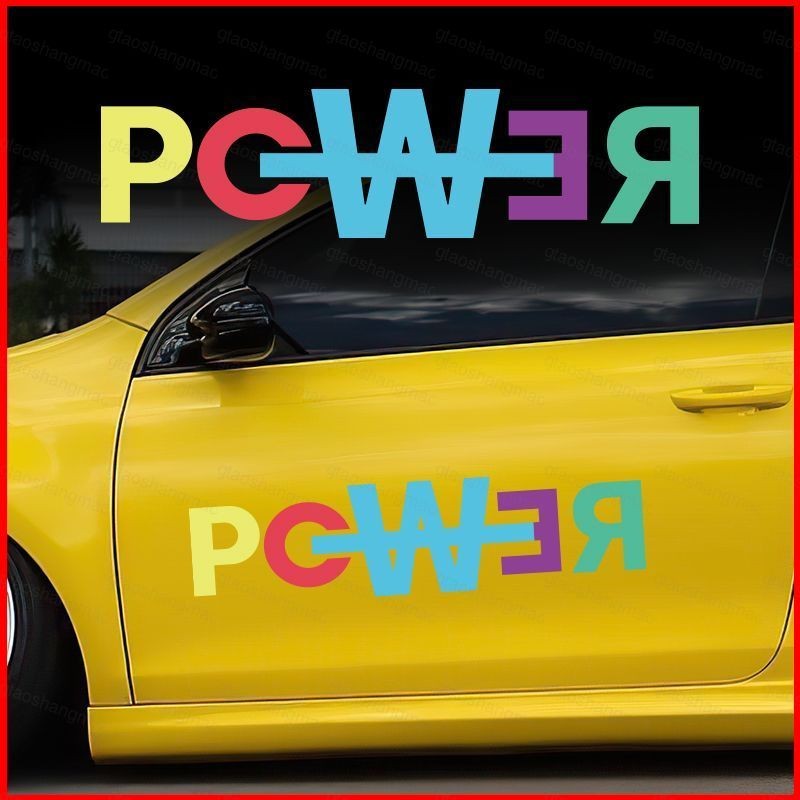 YTS GD G-DRAGON new album POWER personalized car stickers suitcase ...