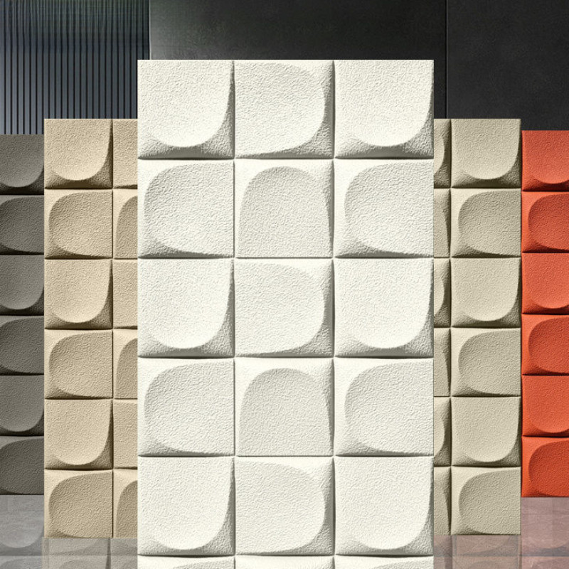 wallpaper softboard decoration Pu Bread Light Cultural Simulation Stone ...
