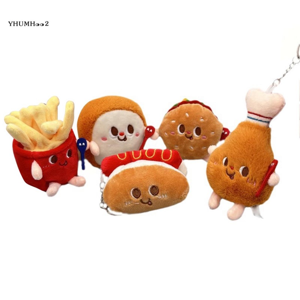 Stuffed Food Plush Simulation Hamburger Food Plushies Cute Food Plush ...