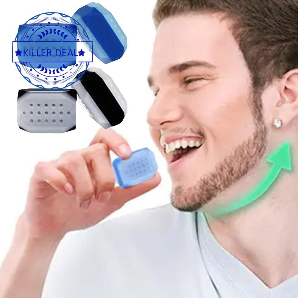 Silicone Jaw Exerciser Fitness Facial Muscle Trainer Device Chewing ...