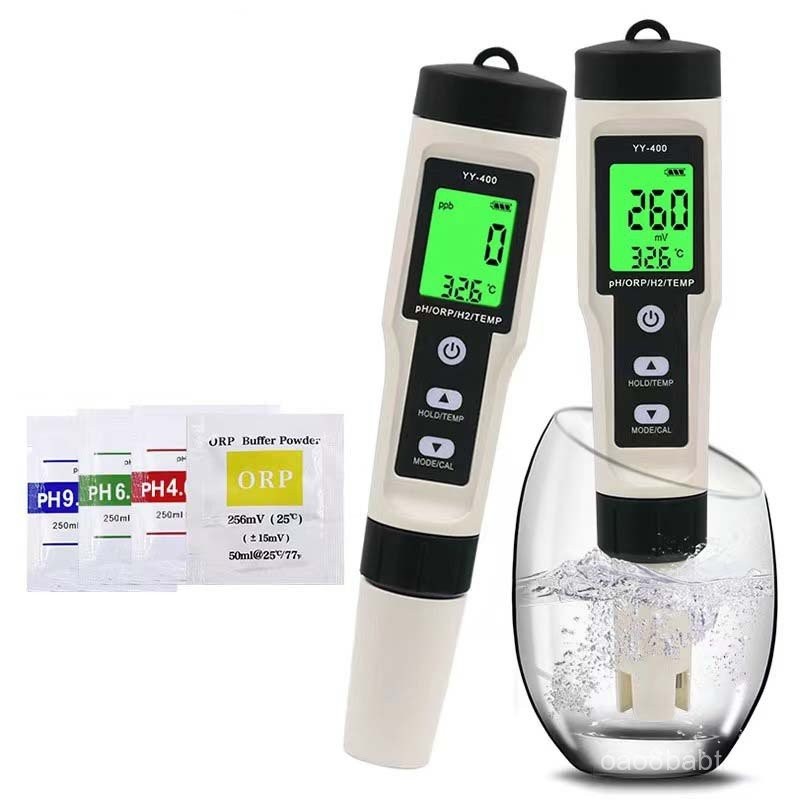Ujian kualiti air kaya hidrogen empat-dalam-satu, penguji phometer pen ...