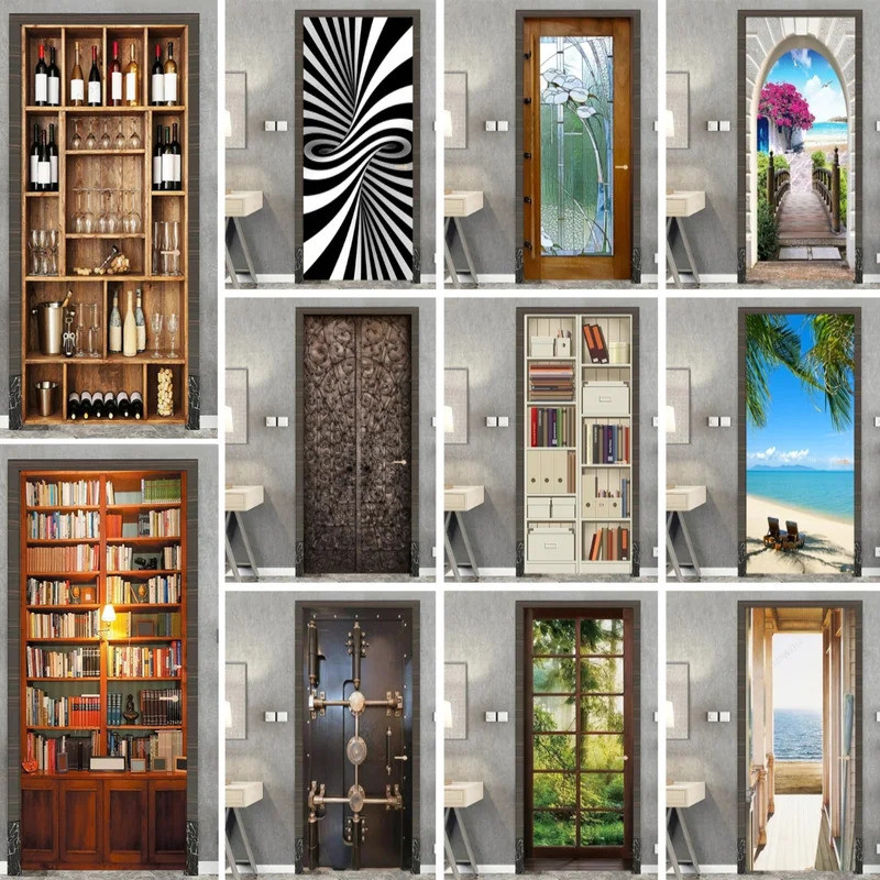 Custom door sticker Decals Peel and Stick Removable Decorative Vinyl ...