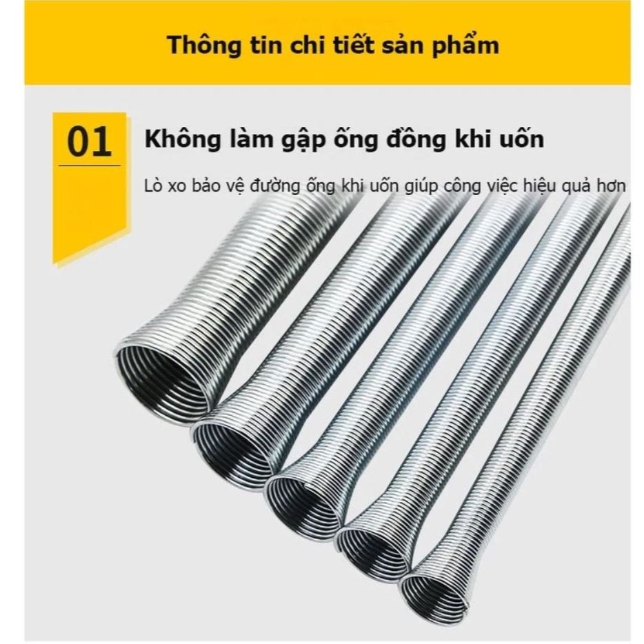 XO Combo of 5 Copper Pipe Bending Springs 6-8-10-12-16mm For Air ...