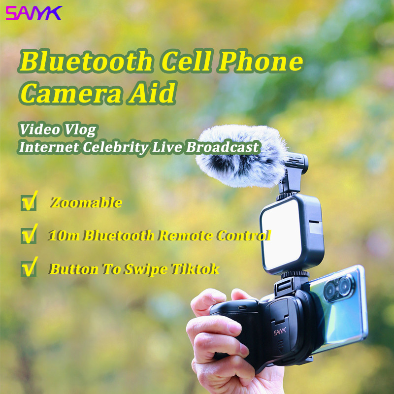 Sanyk Multifunctional Cell Phone Bluetooth Camera Aid Random Zoom Short ...