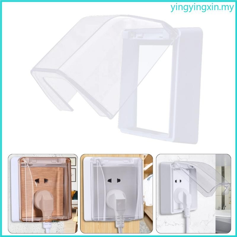 YIN Plastic Electrical Outlet Cover Splashes Guard Box 86 Type Socket ...