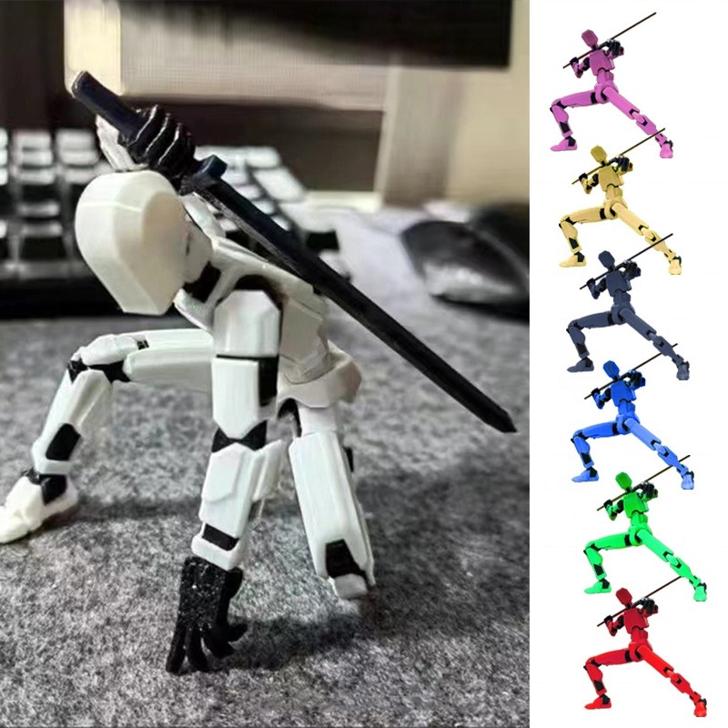 A0646-multi-joint Action Figure Hand Board Lucky 13 Doll Whole Body ...