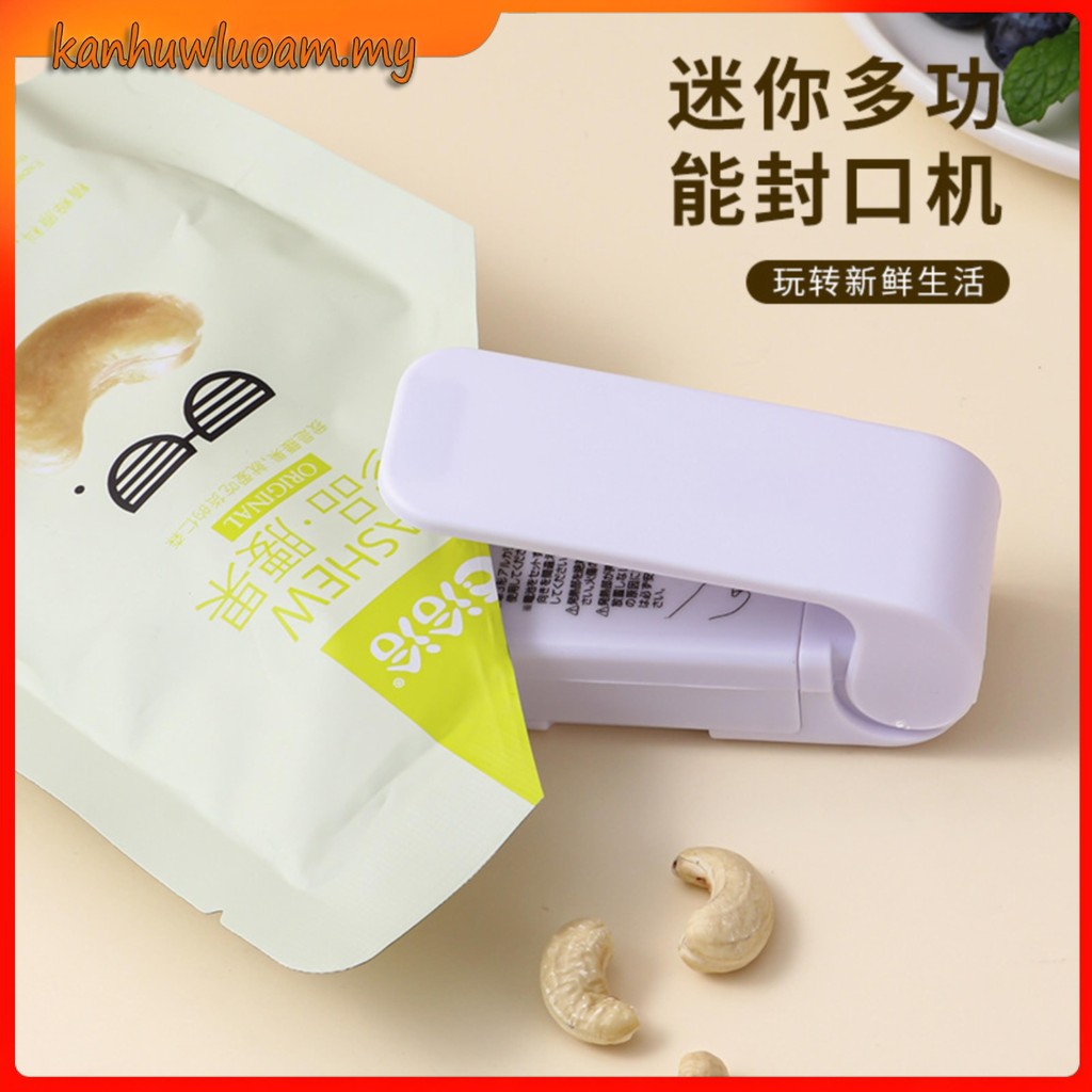 KIPRUN Mini Heat Bag Sealing Machine Package Sealer Bags Thermal Plastic Food Bag Closure ...