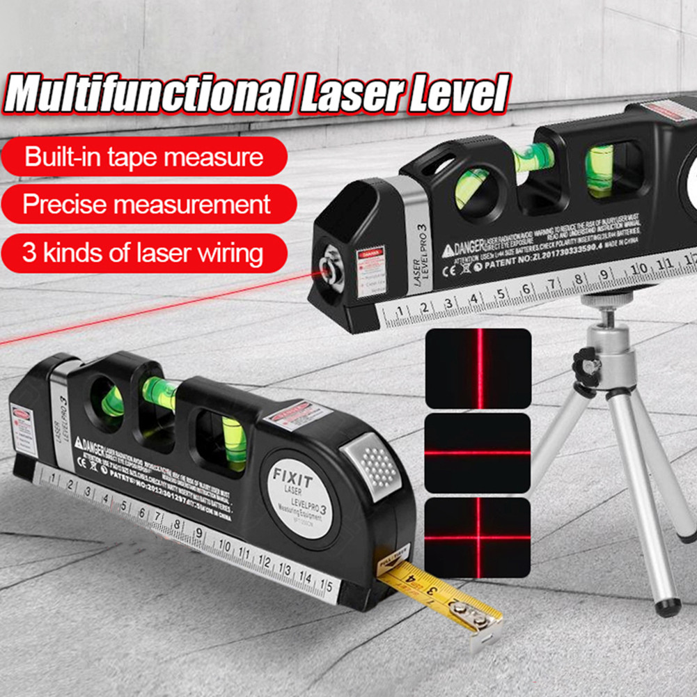 4 IN 1 Infrared Laser Level Infrared Laser Level Horizontal Vertical ...
