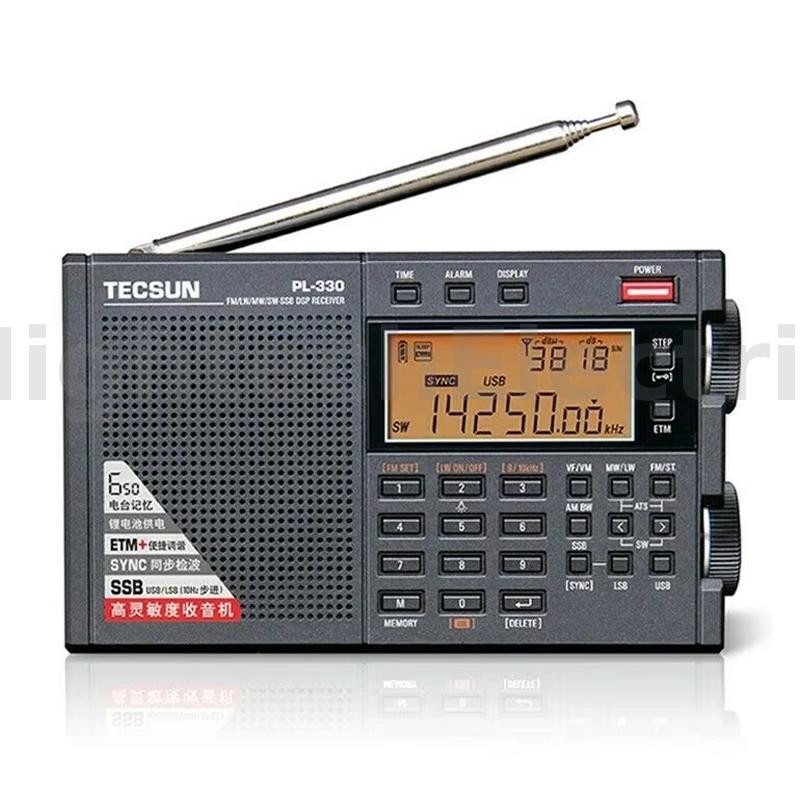 Tecsun PL-330 FM/MW/SW/LW SSB DSP Full-Band Radio Multi-functional ...