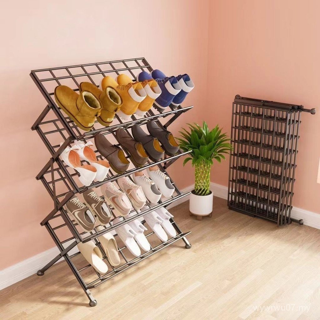 Household Multi-Layer Installation-Free Folding Shoe Rack Night Market ...