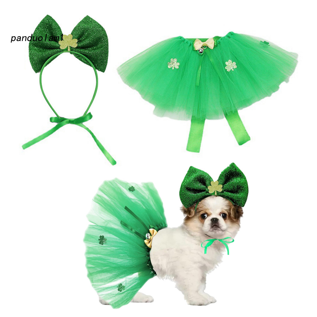 PANDU Pet Headbands St Patrick Day Holiday-themed Pet Costume Props St ...