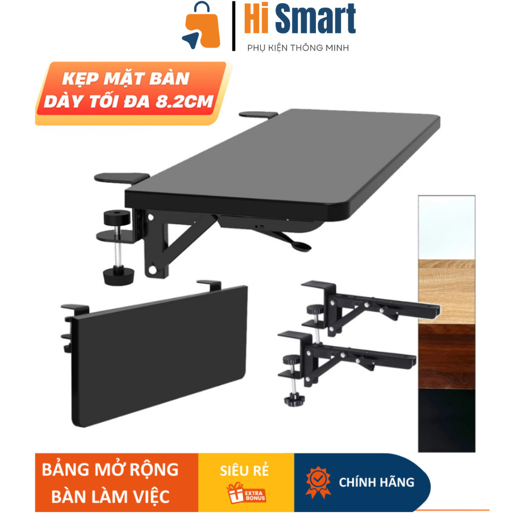 Type A [5 sizes] Keyboard Shelf, Desk Extension Board, Keyboard Stand ...