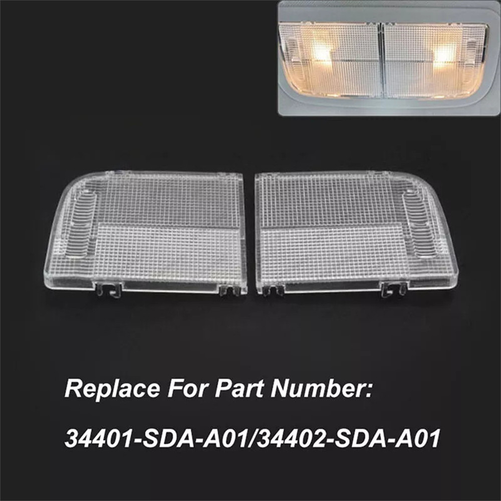 2pcs Car Interior Roof Map Light Lens Overhead Console Ceiling Cab Lamp ...