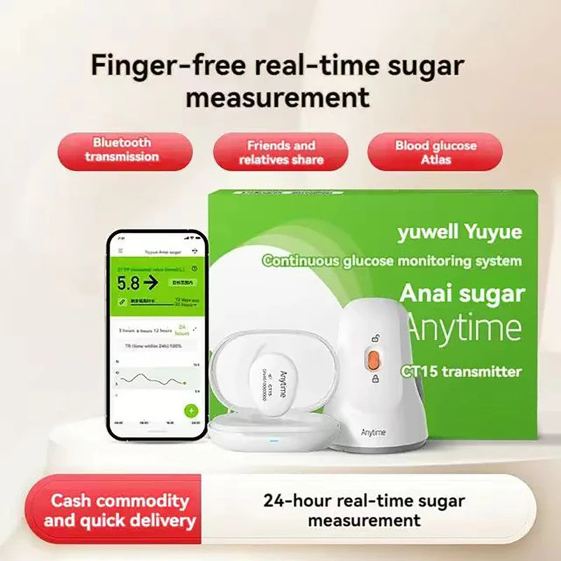 CT-3 Dynamic Blood Glucose Meter Bluetooth Transmission Measurement 24 ...