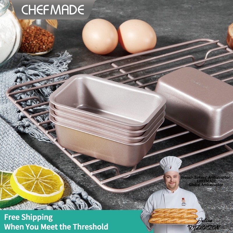 [CHEFMADE.os] Non-stick Mini Loaf Pan Bread Cake Mold Loaf Pan ...