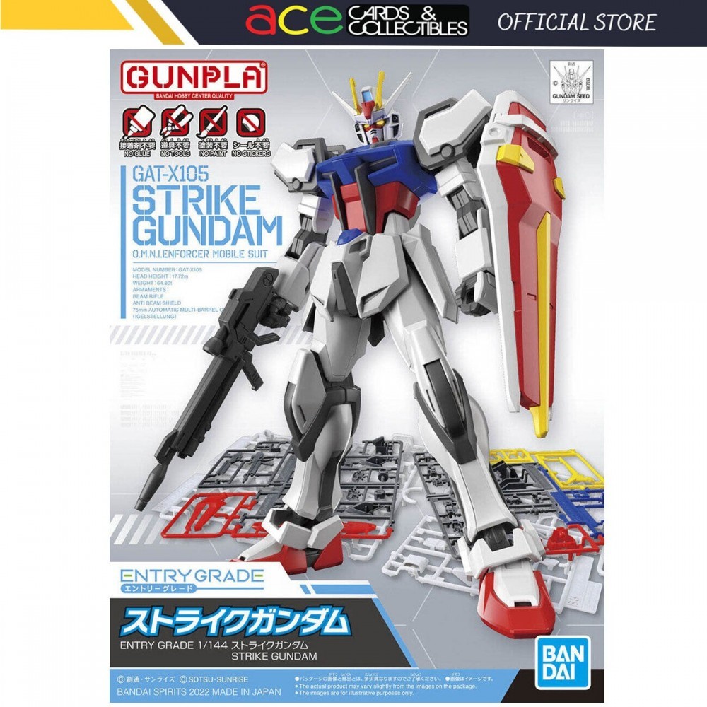 Gunpla Strike Gundam Entry Grade - GAT-X105 | Shopee Malaysia