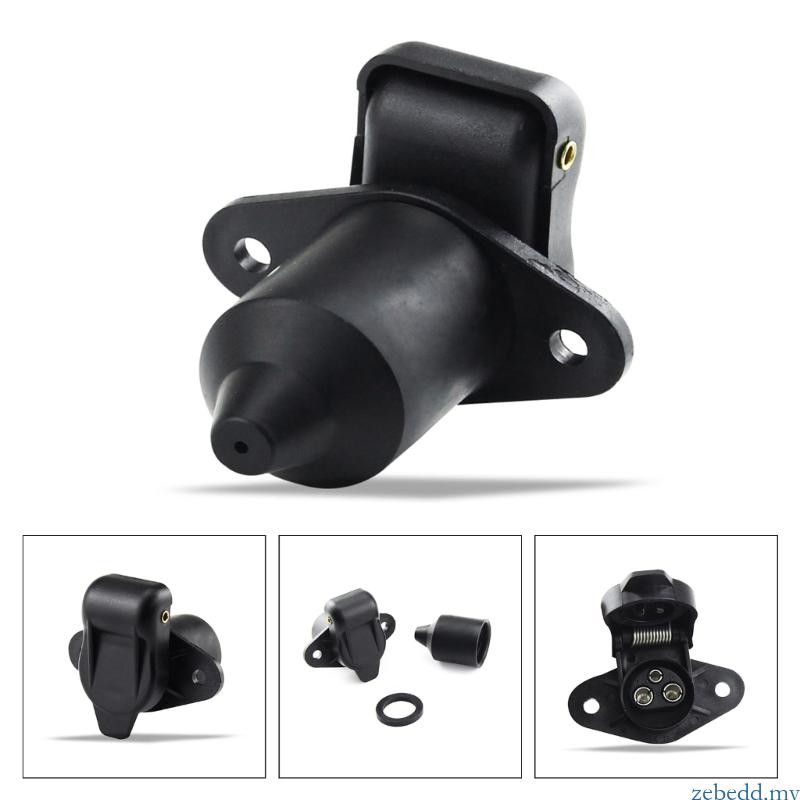 zebedd.my European Tractor 3 Pin Plug Socket 3 Way Connector Trailer ...