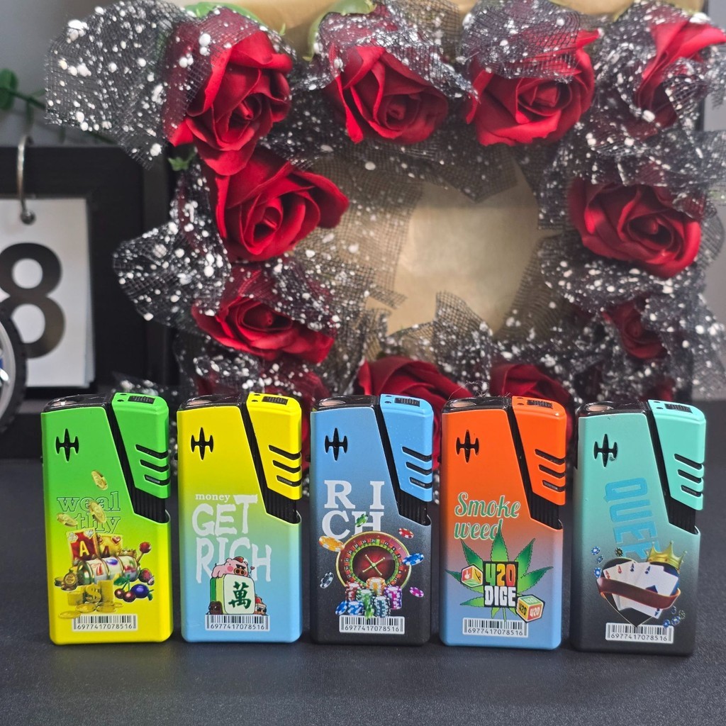 Ready Stock - Trendy Jet Torch Lighter - GET RICH Design, Butane ...