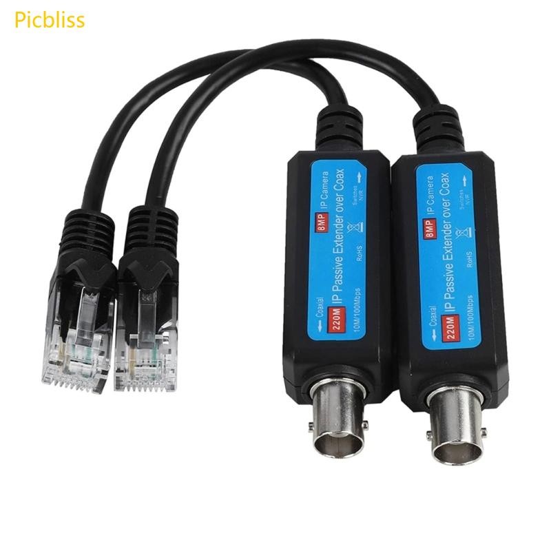 Picbliss Passive IP Networking Coax Extender Networking Coaxial ...