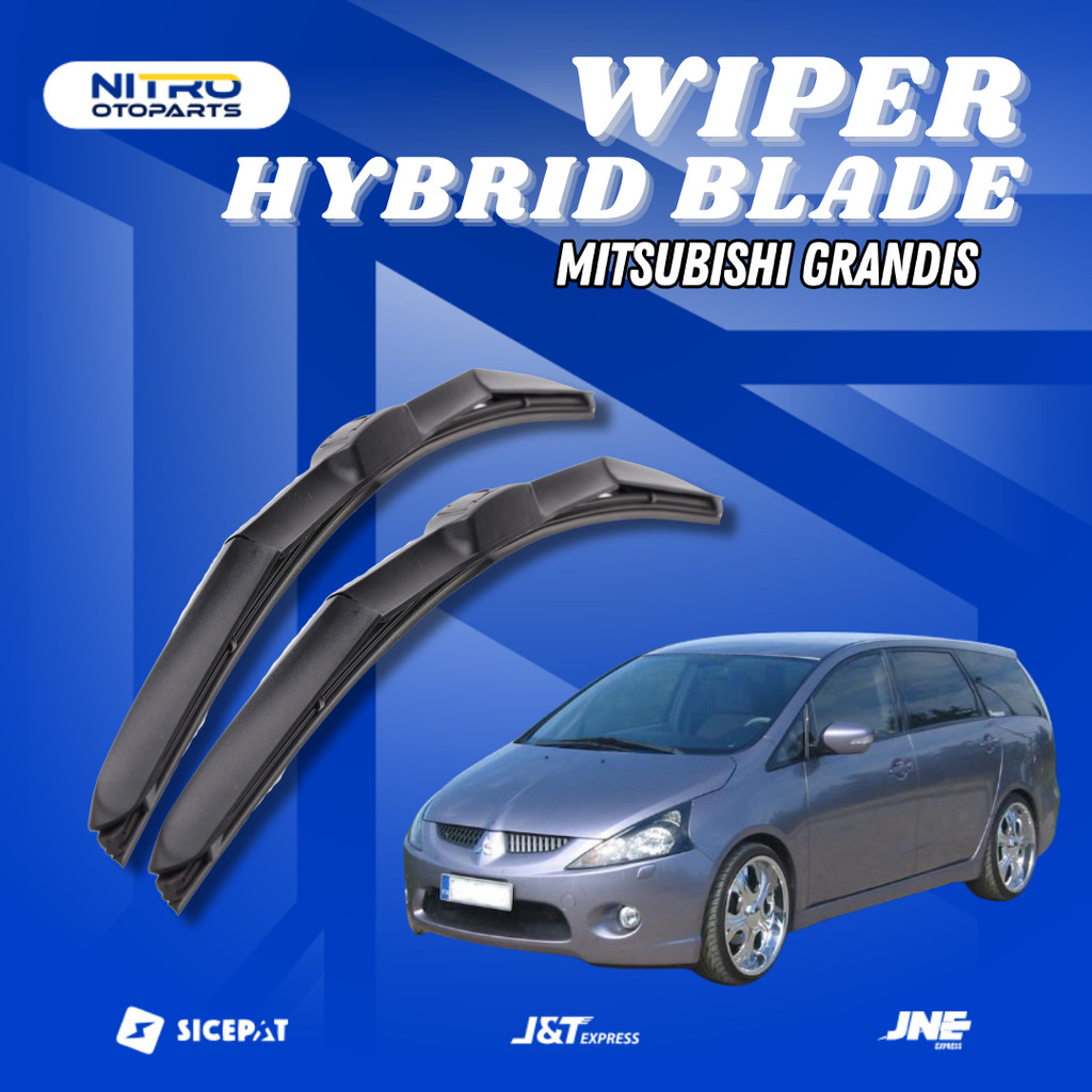 Mitsubishi Grandis Hybrid Blade Wiper Hybrid Model 1 Set (Right and ...