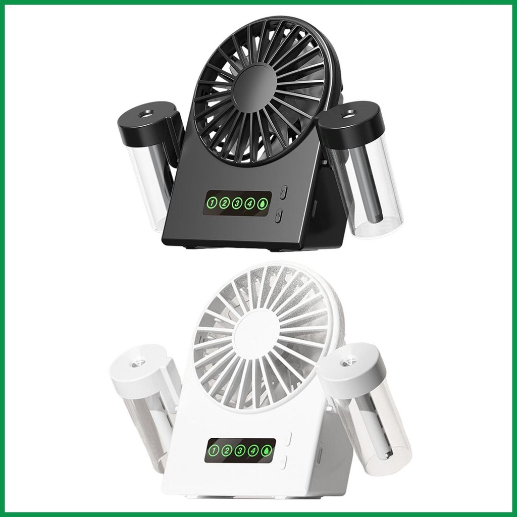 Misting Fan Personal Cooling Misting Fan Air Circulator Quiet Battery ...