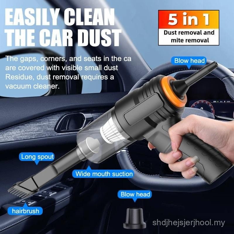 Mini Cordless Vacuum Cleaner Rechargeable & Portable Wireless Car ...
