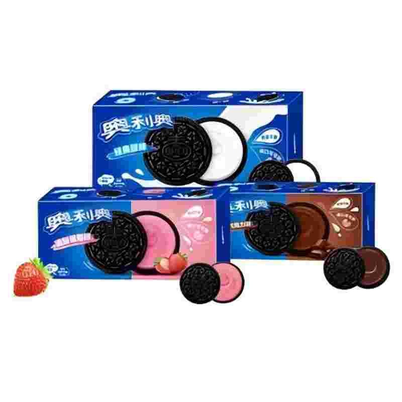 Oreo biscuits and pastries OREO Oreo sandwich biscuits 194g* box multi-flavor snacks snacks60 ...