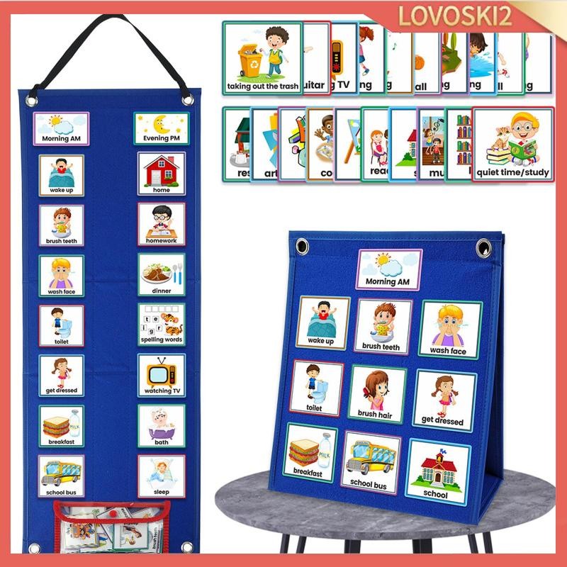 [LovoskiacMY] Visual Lesson Schedule for Kids Household Work Chart ...