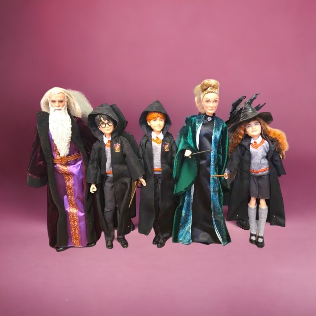 Full Set Out/American Genuine Mattel Barbie Doll Harry Potter's Magic ...