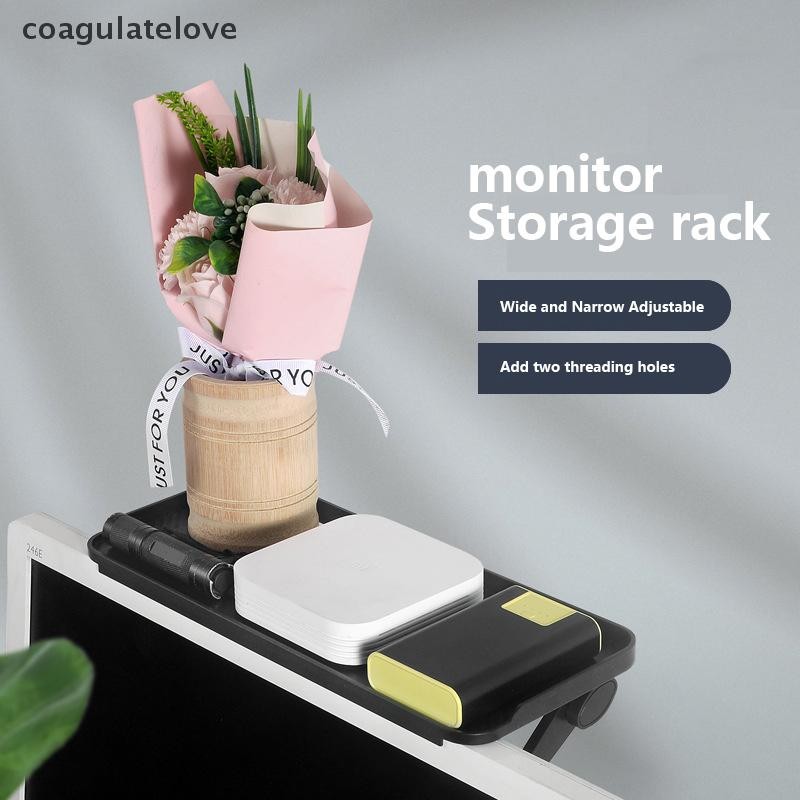 coagulatelove Universal TV Top Shelf Screen Top Storage Rack Monitor ...