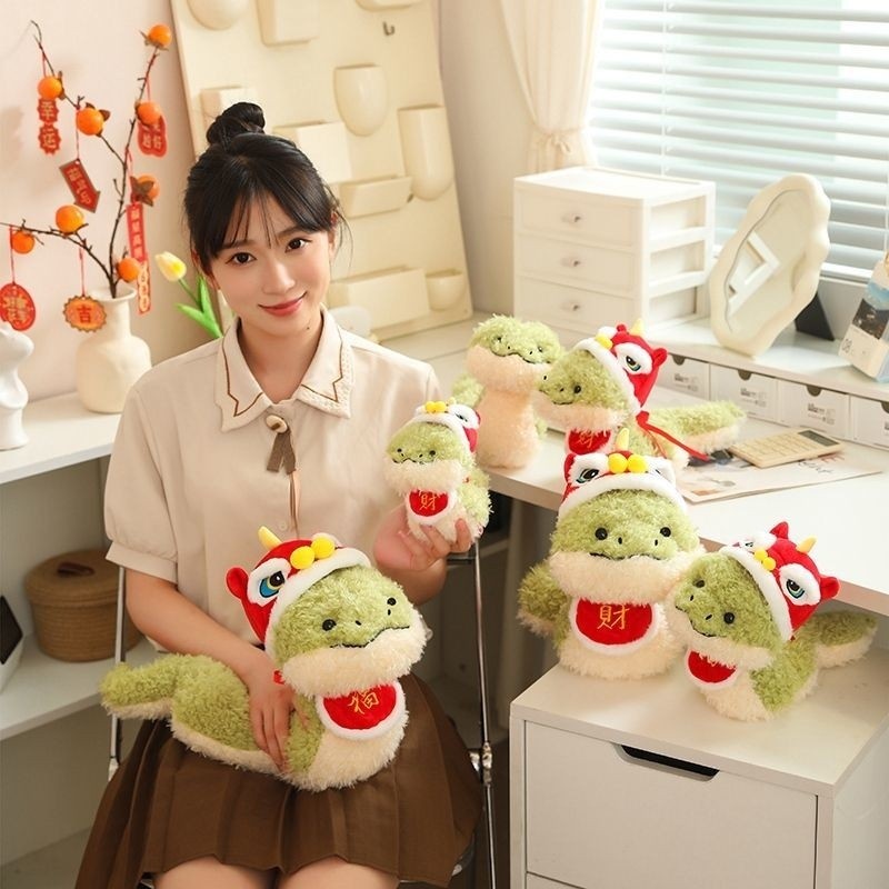 2025 Year of the Snake Plush Doll, Mascot Doll, Gift Decoration, Cute ...