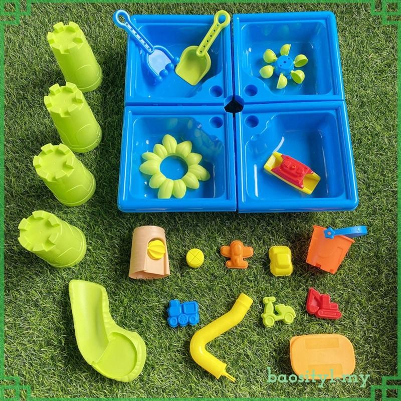[BaositybfMY] Kids Sand Water Table,Sandbox Table, Activity Table,Water ...