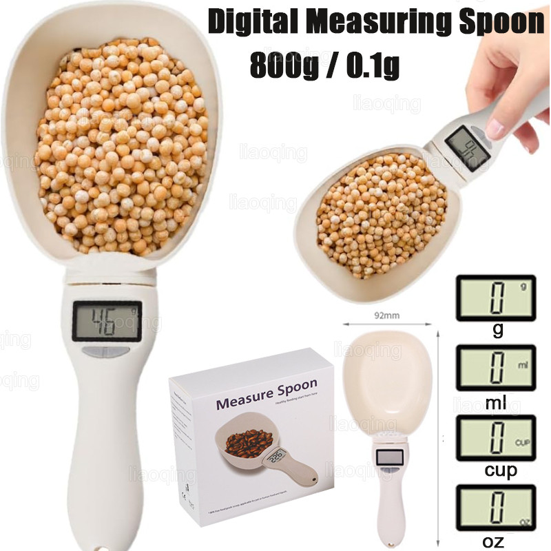 Digital Food Measuring Scoop Scale 800g / 1g High Precision with LCD ...