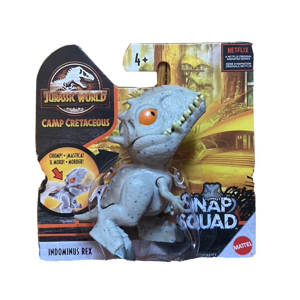 Jurassic World Snap Squad INDOMINUS REX Camp Cretaceous NEW Wave ...