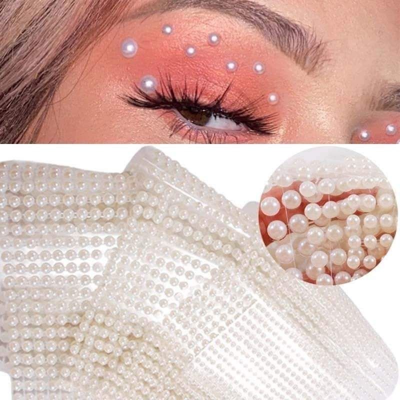 (many Models) Blister of plastic beads for eye stickers, hair stickers ...