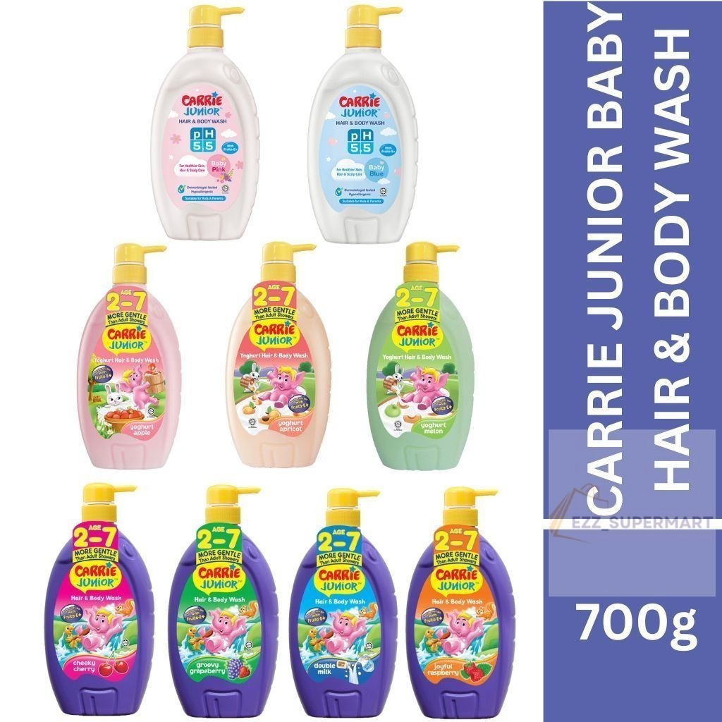 Carrie Junior Baby Hair & Body Wash (700g/1000g) | Shopee Malaysia