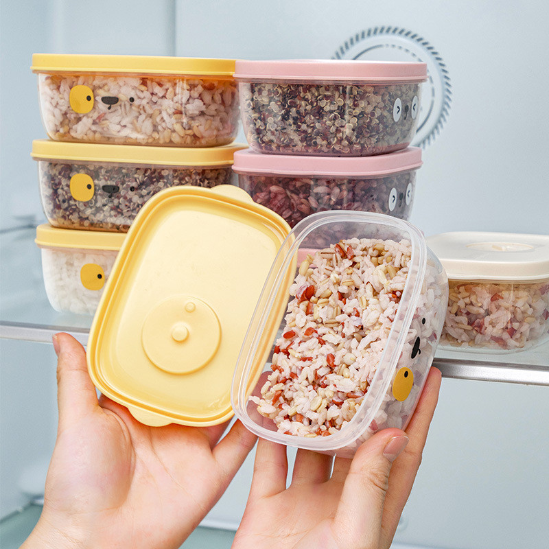 [Mang] Refrigerator Coarse Grain Rice Sub Packaged Box Portable Sealed ...