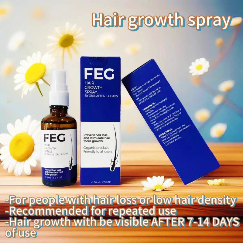 FEG Hair Growth Spray Nourishes Rapid Development and Prevents Hair ...