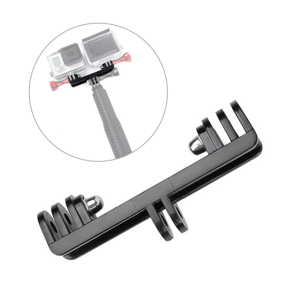Dual Flash Bracket Adapter Twin Mount Adapter Replacement for HERO4 ...