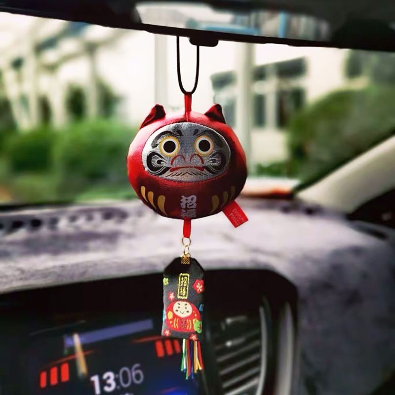 Bodhidharma Lucky Fortune Japanese Style JDM Car Rearview Mirror ...