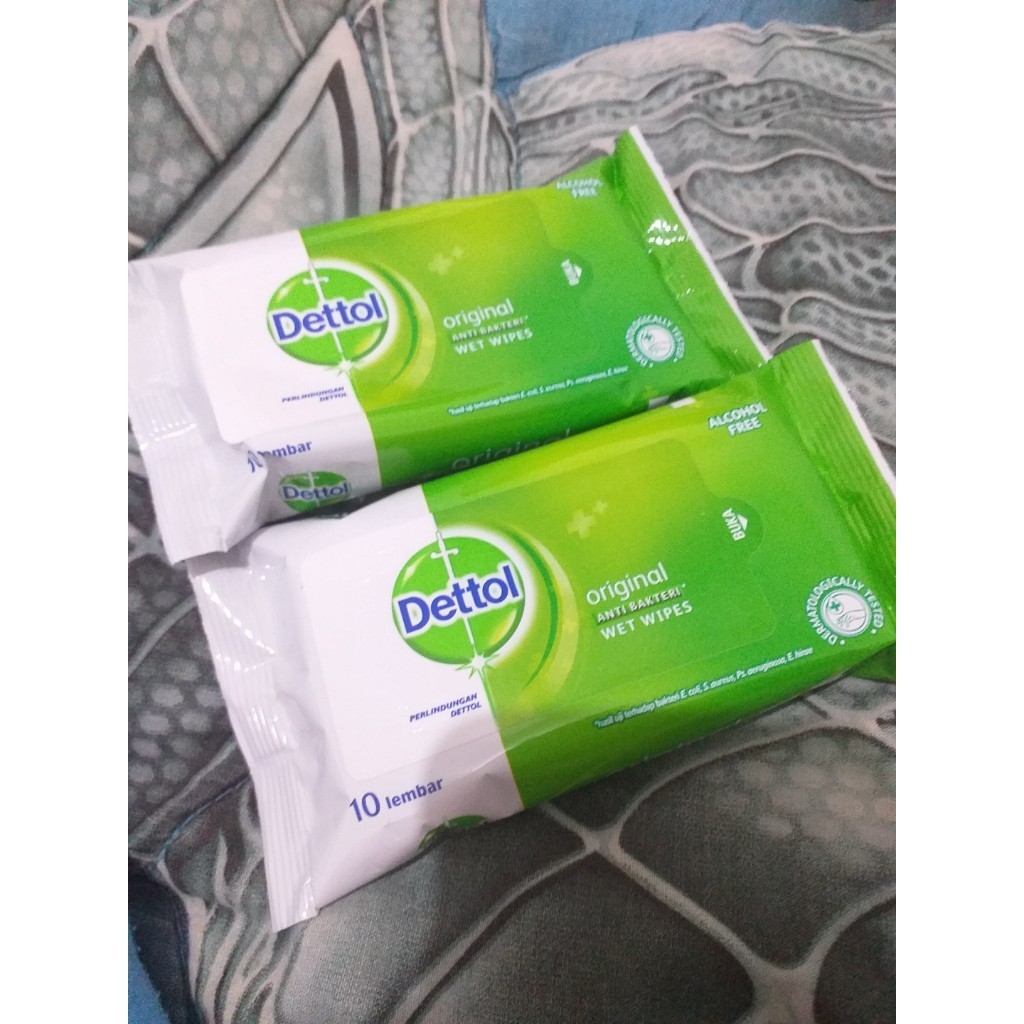 Mw - Wet Wipes - Dettol Wipes 50s Original / Wet Wipes 50 Sheets / Anti ...
