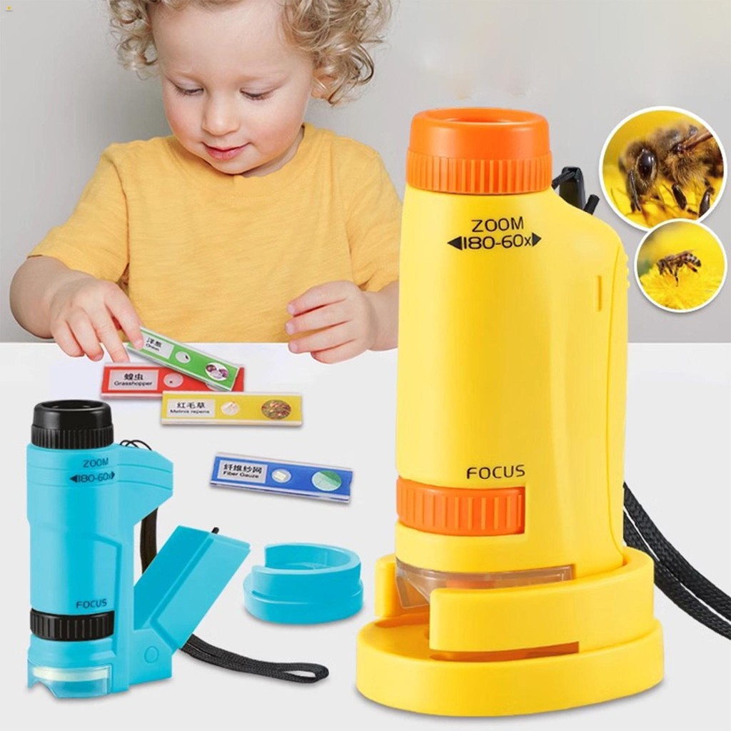 Pocket Microscope Toys for Kids Science Biological Microscope Toys ...