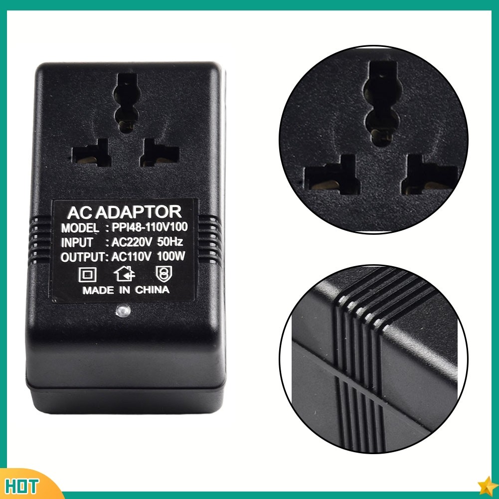 1pc 35W Voltage Converter AC 220V to 110V Transformer Step-Down ...