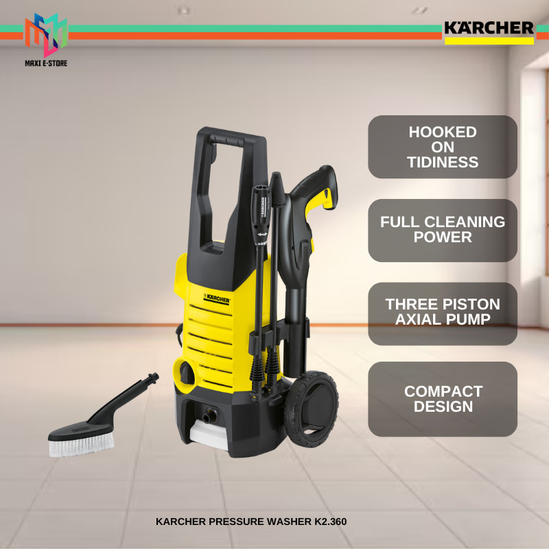 [FREE Car Shampoo + Hose] Karcher K2.360 K2 Series High Pressure Washer 120 bar | Shopee Malaysia
