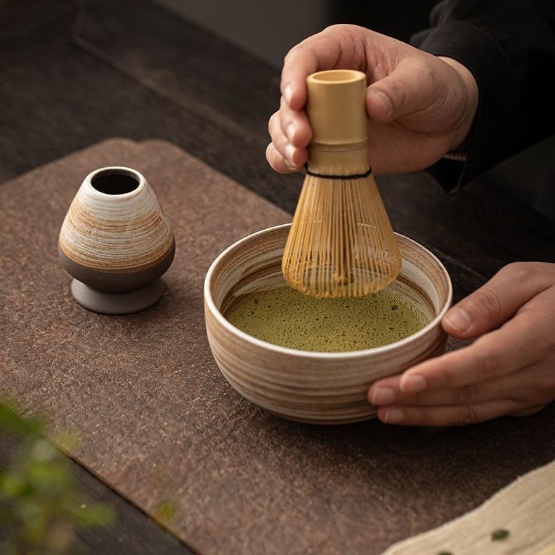 Tea Shaker Matcha Baibenli Tea Puller Set Bamboo Shaker Song Dynasty ...