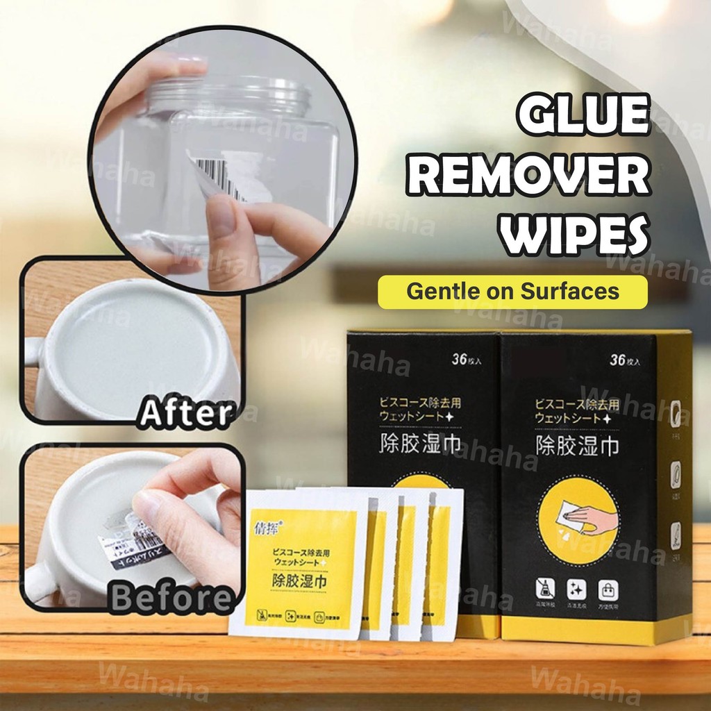 Tisu Basah Penghilang Gam 36pcs | Powerful Glue Removal Adhesive ...
