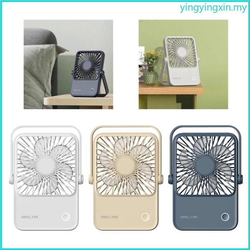 YIN Desk Fan Small Fan Quiet USB Fan with Foldable Stand Table Fan ...