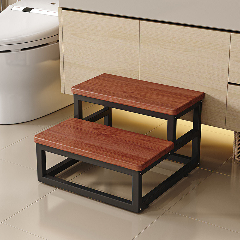 Children's sink heightening step stool cushion foot stool baby bathroom ...