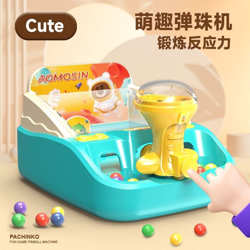 Children's Pinball Machine Shooting Game Console Family Edition Jumping ...